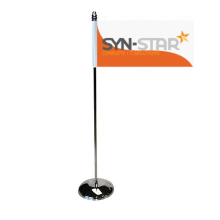 Custom Desk Flag | Signsaver | Bespoke Signs & Displays UK